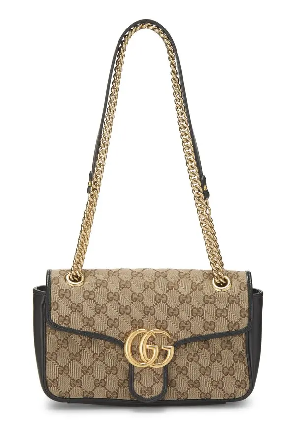 Gucci Original Gg Canvas Marmont Shoulder Bag