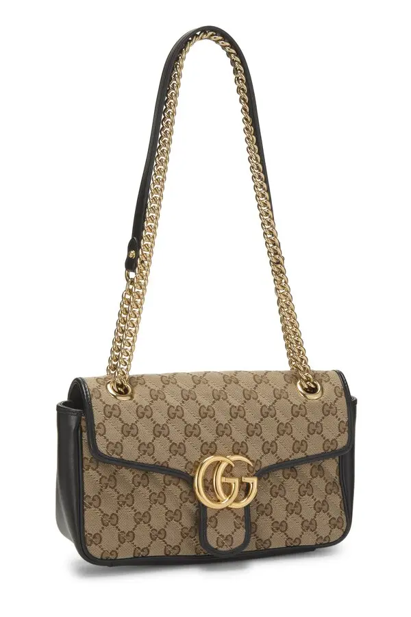 Gucci Original Gg Canvas Marmont Shoulder Bag