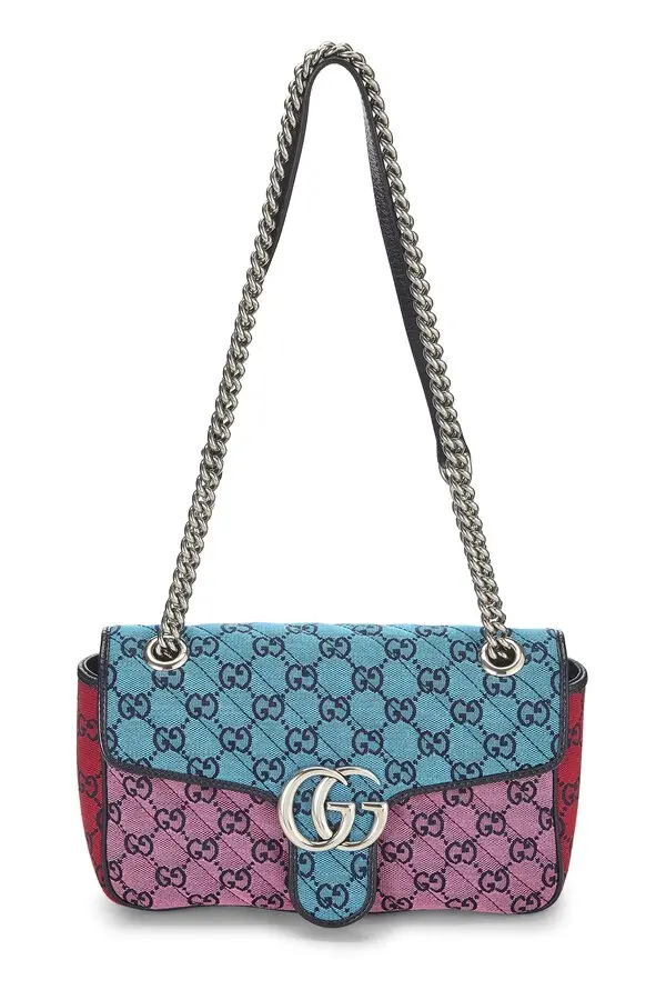 Gucci Original Gg Canvas Marmont Shoulder Bag