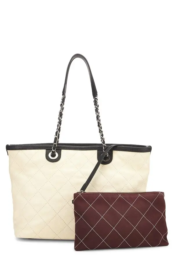 Chanel Caviar 'cc' Daily Shopping Tote