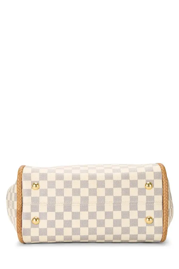 LOUIS VUITTON Damier Azur Propriano Tote - White