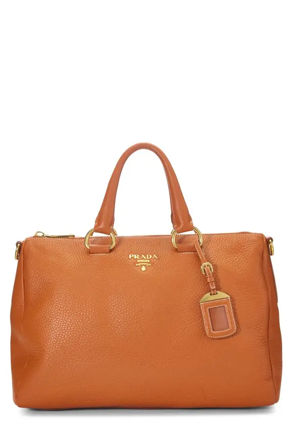 Prada Vitello Daino Convertible Tote