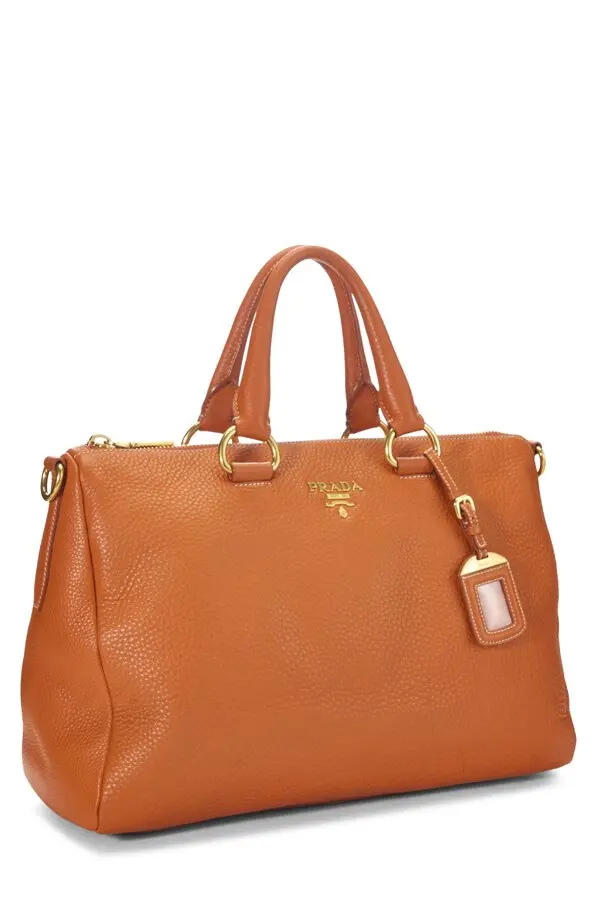 Prada Vitello Daino Convertible Tote