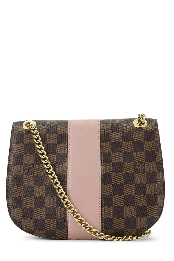 LOUIS VUITTON Damier Ebene Wight - Brown