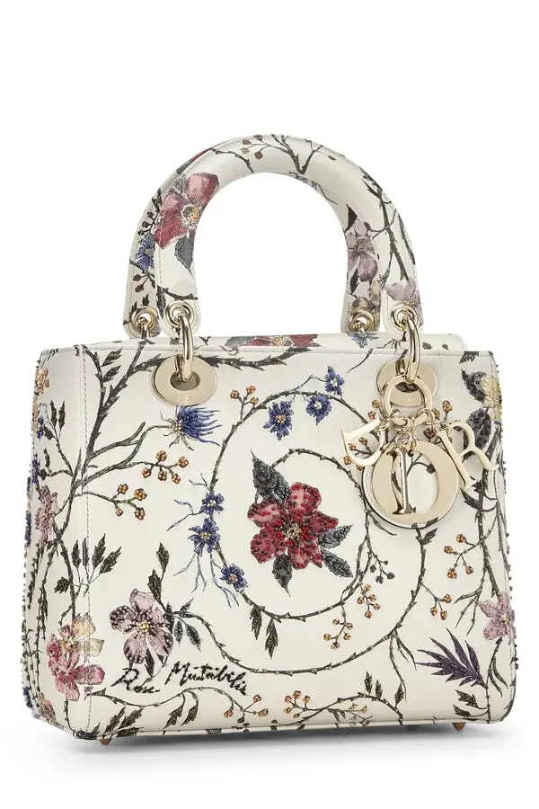 Dior Embellished Leather Lady Medium Bag
