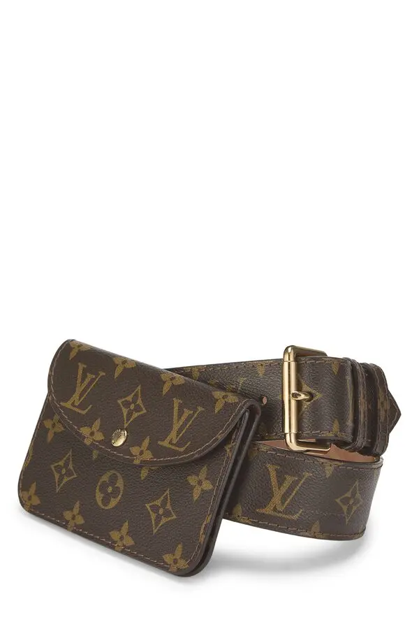LOUIS VUITTON Monogram Canvas Pochette Solo Belt Bag