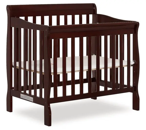 DREAM ON ME Aden 4-in-1 Convertible Mini Crib - One-color