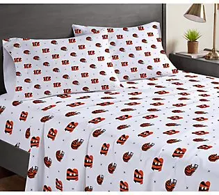 PEGASUS SPORTS Nfl Small X Queen Sheet Set - One-color