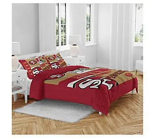 PEGASUS SPORTS Nfl Block Logo Queen 3 Piece Bed In A Bag - One-color
