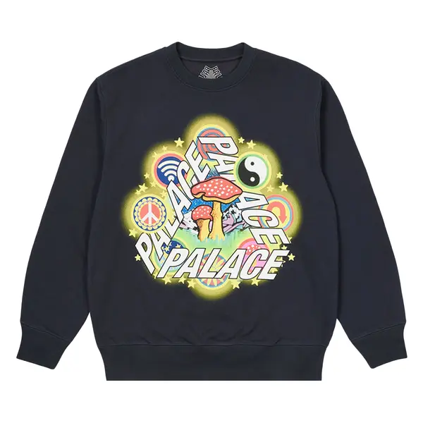 PALACE Bun 5g Crew - Blue