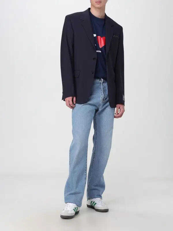 MSGM Cotton T-shirt - Navy