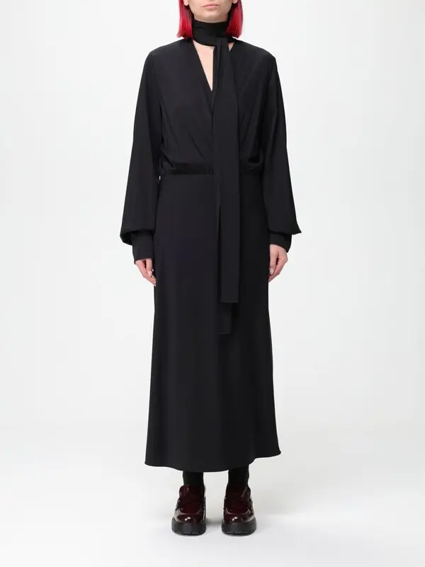 Sportmax Long Sleeve Maxi Dress