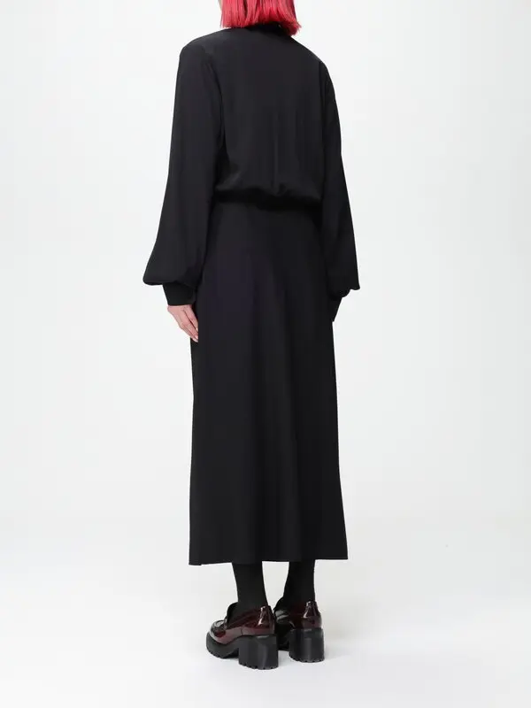 Sportmax Long Sleeve Maxi Dress