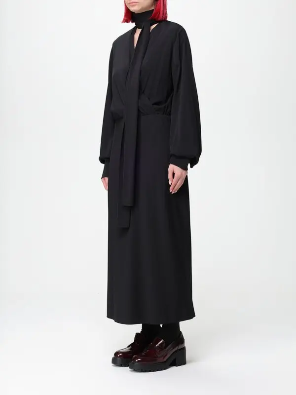 Sportmax Long Sleeve Maxi Dress