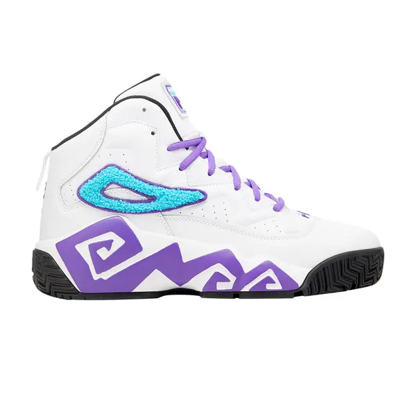 FILA Mb Chenille High-top Sneakers - White