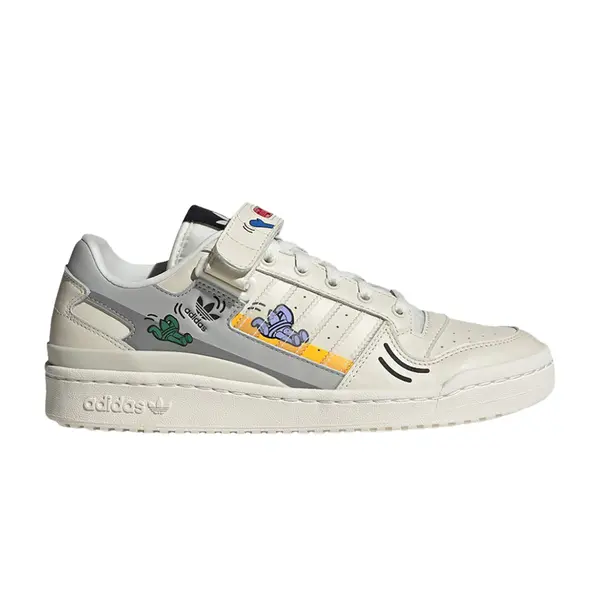 Adidas Forum Low Slides - White