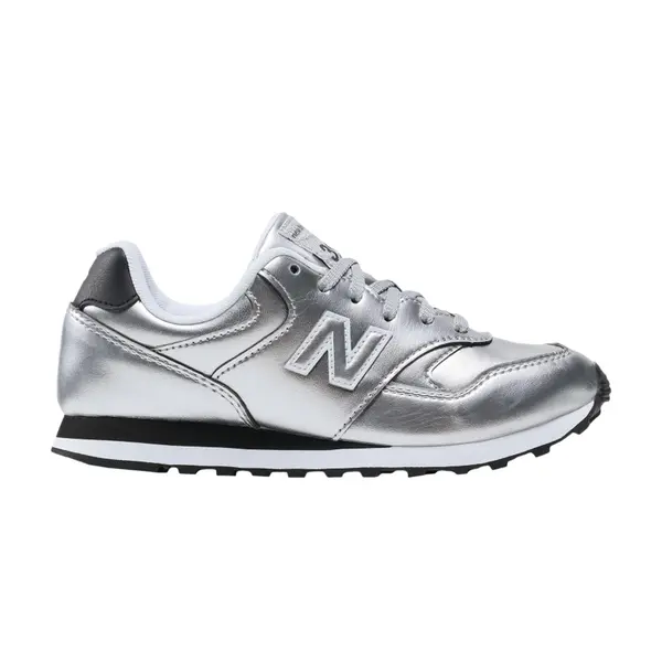 NEW BALANCE 393 Metallic Sneakers - Silver