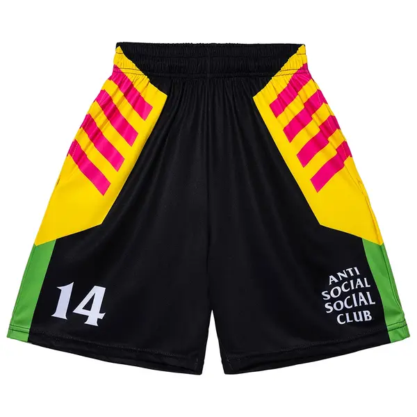ANTI SOCIAL SOCIAL CLUB Own Goal Soccer Shorts - Black