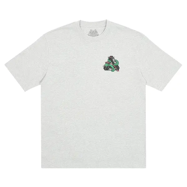 PALACE Hesh Mit Fresh T-shirt Marl - Grey