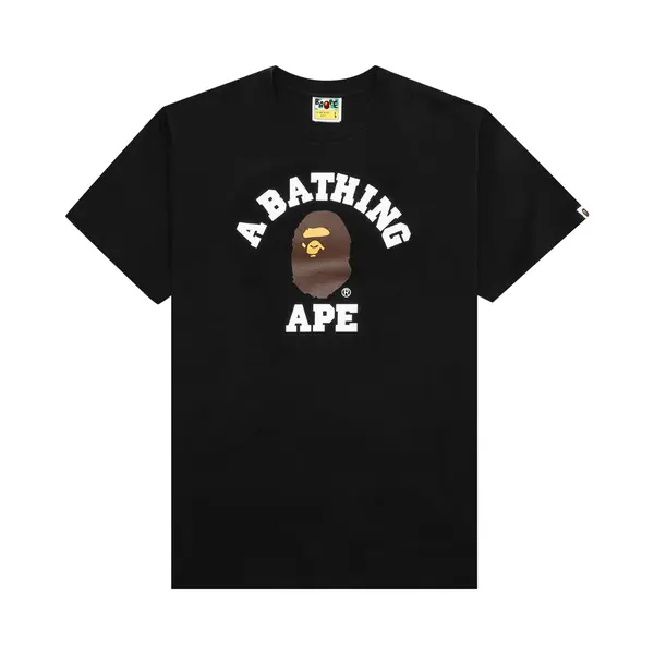 A BATHING APE College Tee - Black