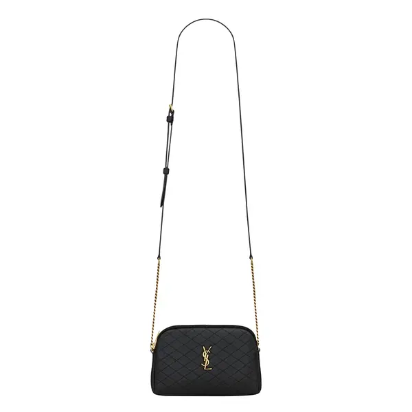 Saint Laurent Gaby Zippered Pouch - Black