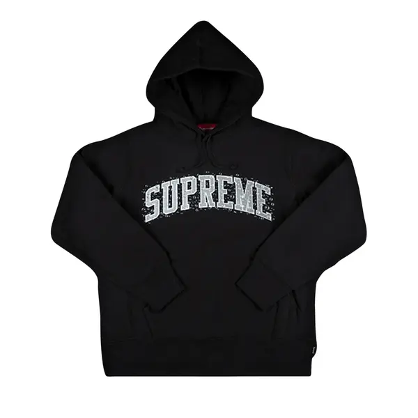 Supreme Water Arc Hooded Sweatshirt - Black | Editorialist