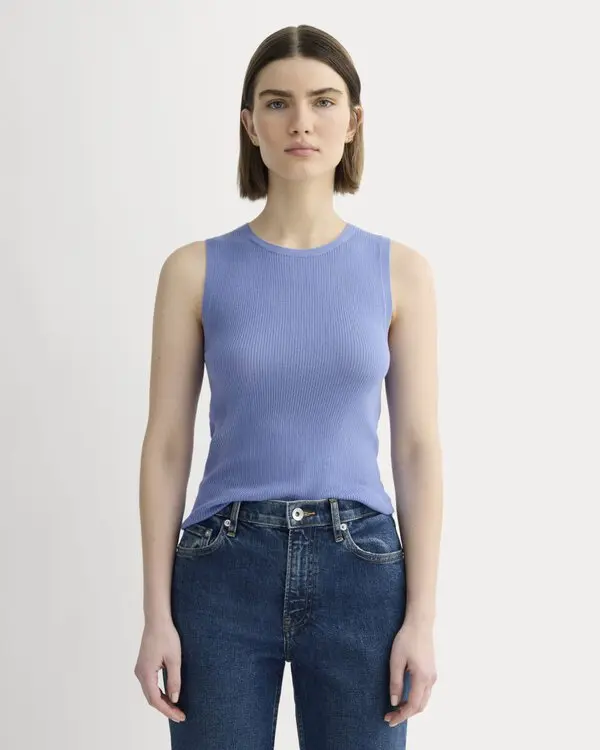 Everlane Ultrasoft Merino Tank Top - Bluebell
