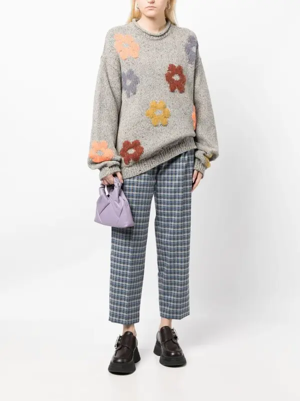 Paul Smith Check-pattern Cropped Trousers - Blue