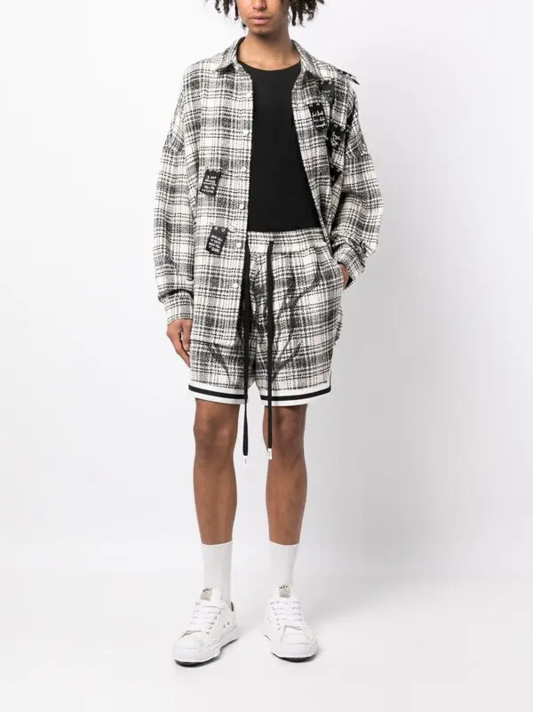 HACULLA. Plaid Tweed Shorts