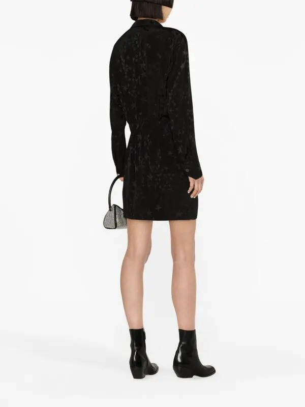 Zadig&Voltaire Star Silk-jacquard Mini Dress