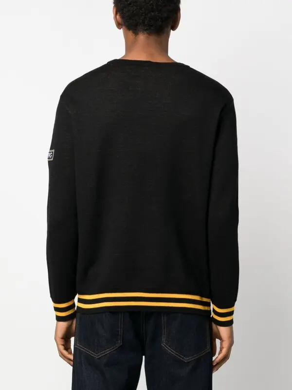 Iceberg Cartoon-print Crew-neck Jumper