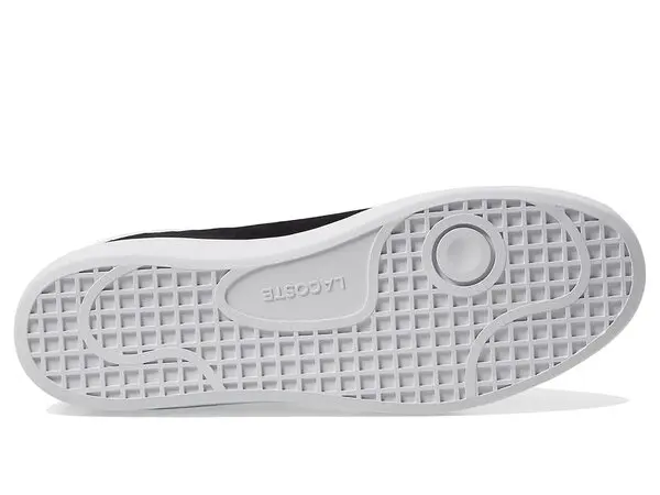 Lacoste Baseshot Suede Lace-up Sneakers - Black