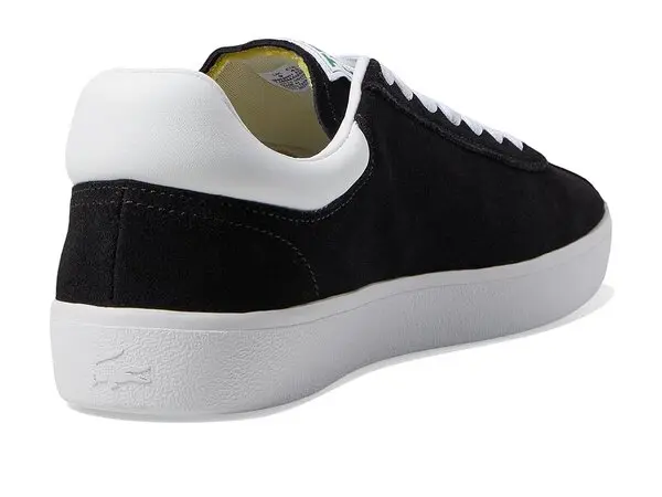 Lacoste Baseshot Suede Lace-up Sneakers - Black