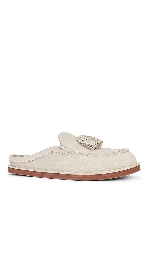 Jeffrey Campbell Work At Home Slides In Ivory