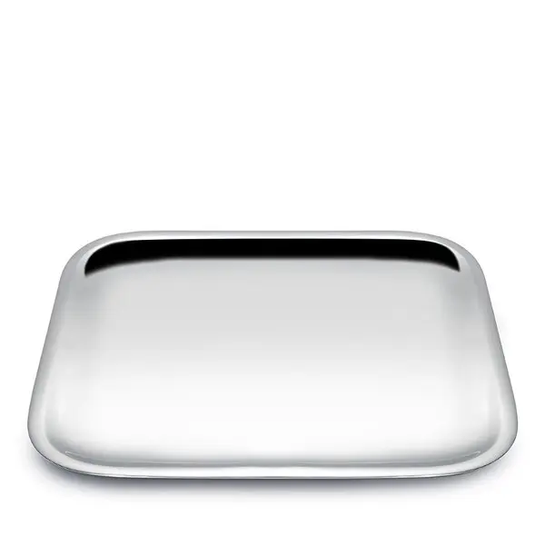 NAMBE 12 Square Platter/charger Plate - Silver
