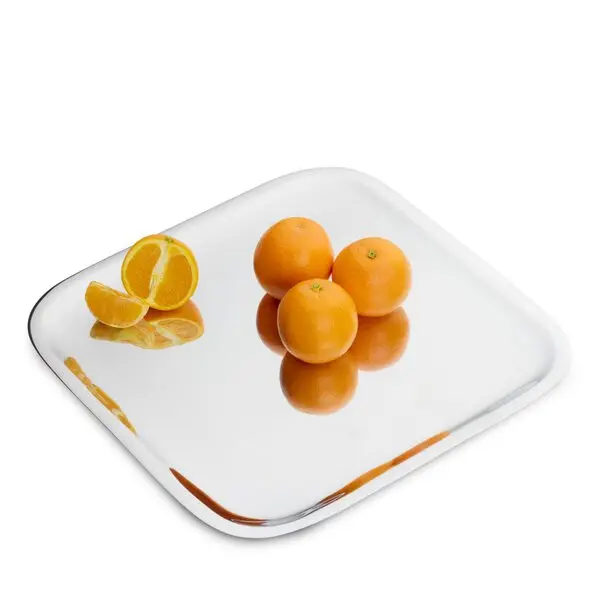NAMBE 12 Square Platter/charger Plate - Silver