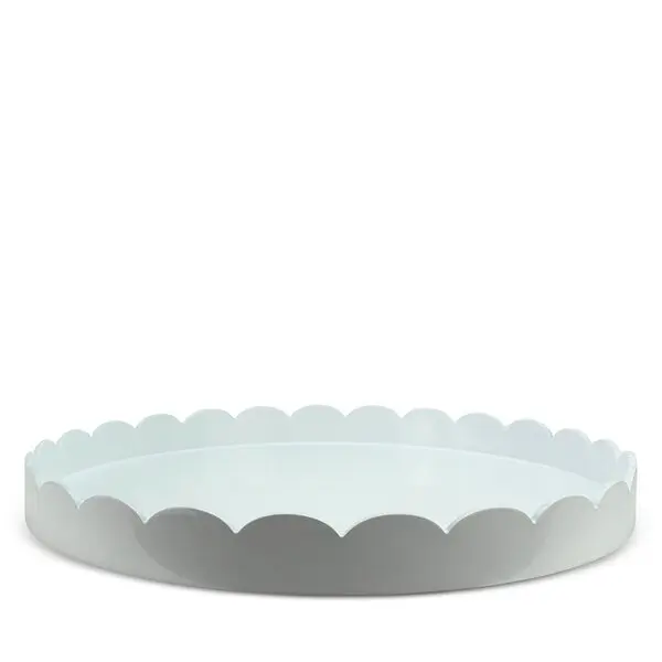 ADDISON ROSS 20 Scalloped Lacquer Tray