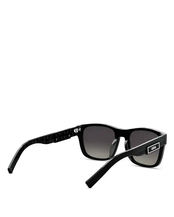 Dior Geometric Sunglasses - Black/gray Gradient