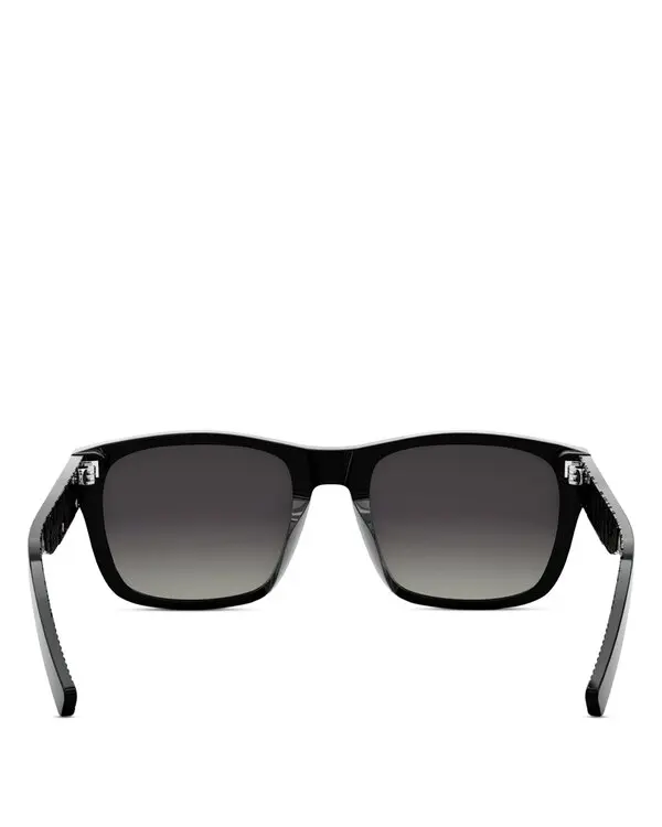 Dior Geometric Sunglasses - Black/gray Gradient