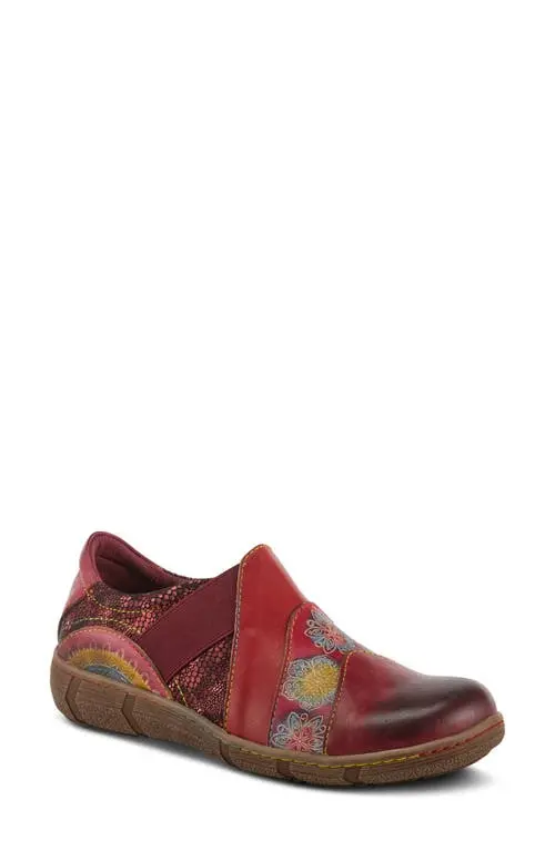 SPRING STEP SHOES Lata Flat - Cabernet Multi