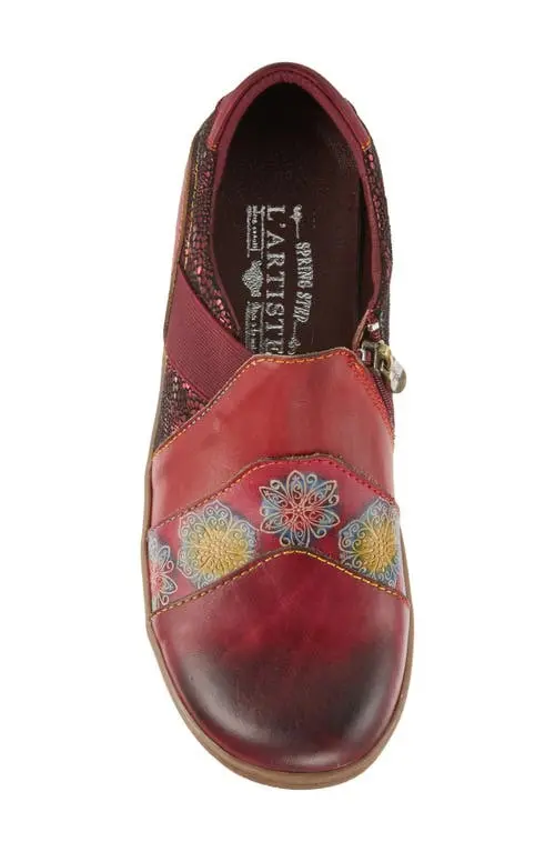 SPRING STEP SHOES Lata Flat - Cabernet Multi