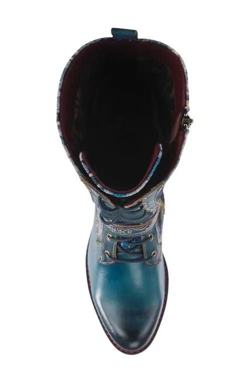 SPRING STEP SHOES Vaneyck Knee High Boots - Blue Multi