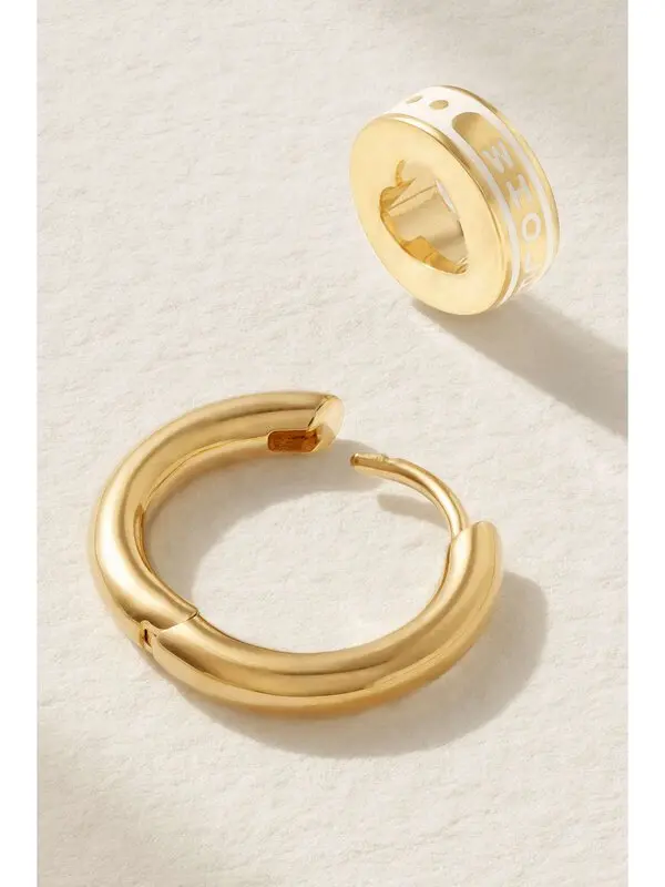 FOUNDRAE Wholeness Heart Beat Single Hoop Earring