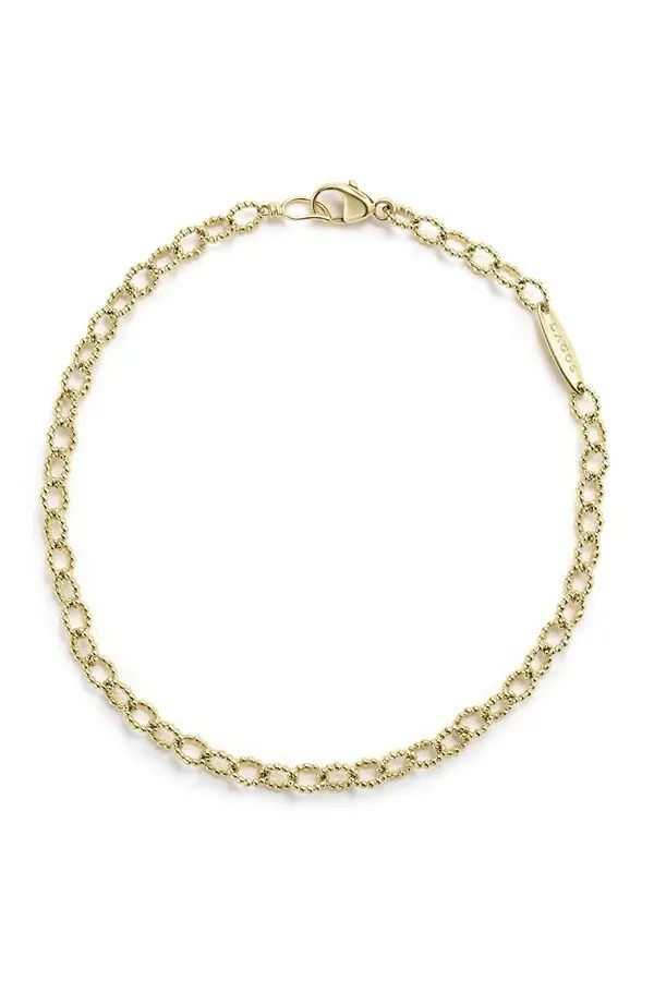 Lagos Signature Caviar Petite Link Bracelet - Gold