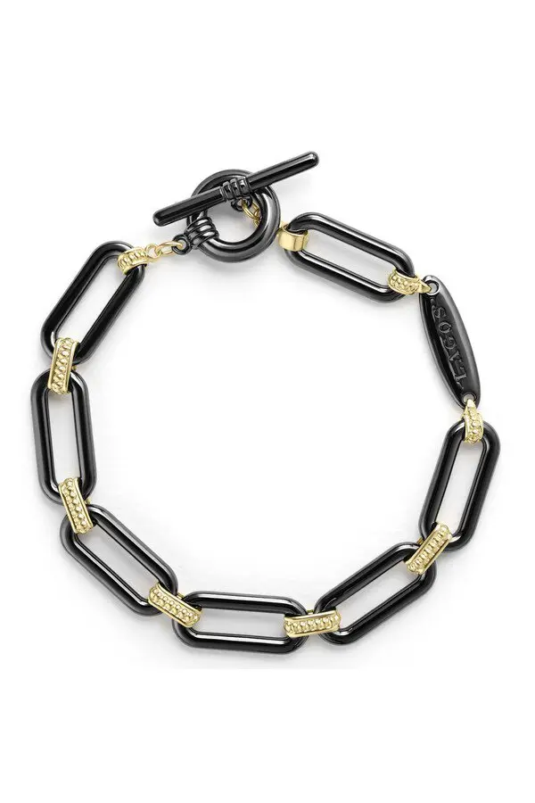 Lagos Signature Caviar Link Bracelet - Gold