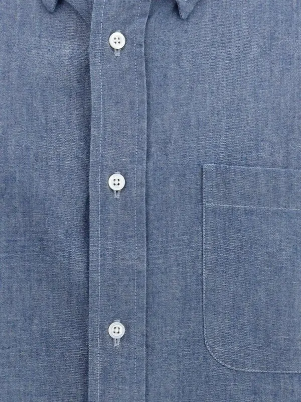 Thom Browne Cotton Shirt - Blue