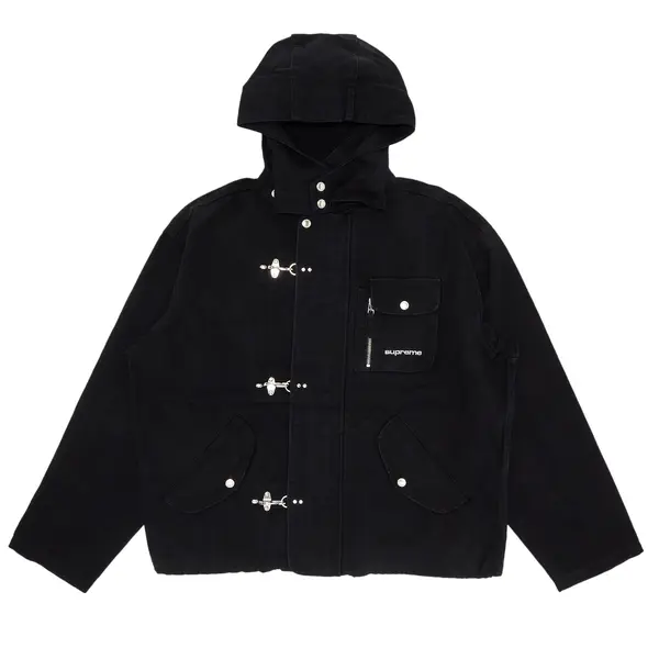 Supreme Canvas Clip Jacket - Black