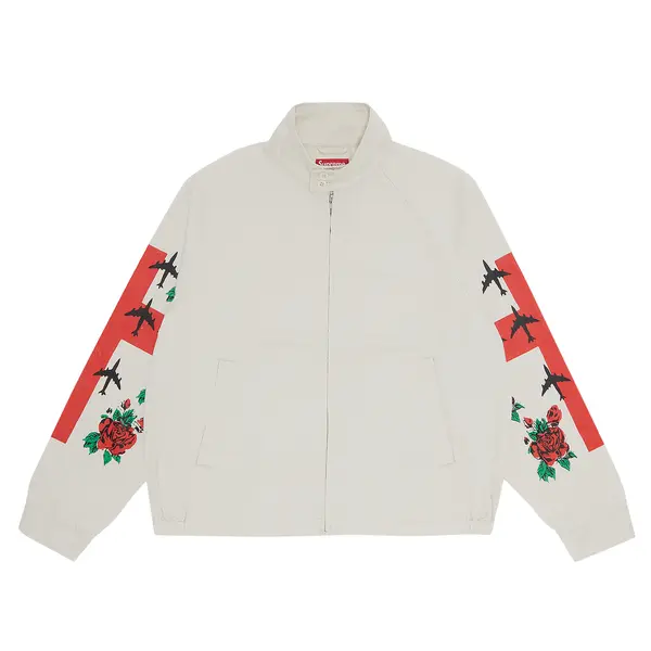 Supreme Destruction Of Purity Harrington Jacket - White