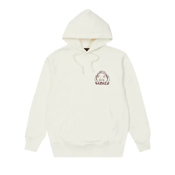 PALACE X Evisu Tri-godhead Hood - White