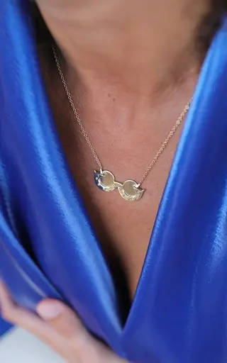 NEVERNOT Travel 14k Yellow Necklace